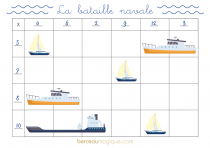 Devoir à la maison : la bataille navale des multiplications - Berceau ...