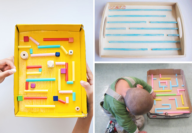 DIY : un labyrinthe en carton | Berceau Magique