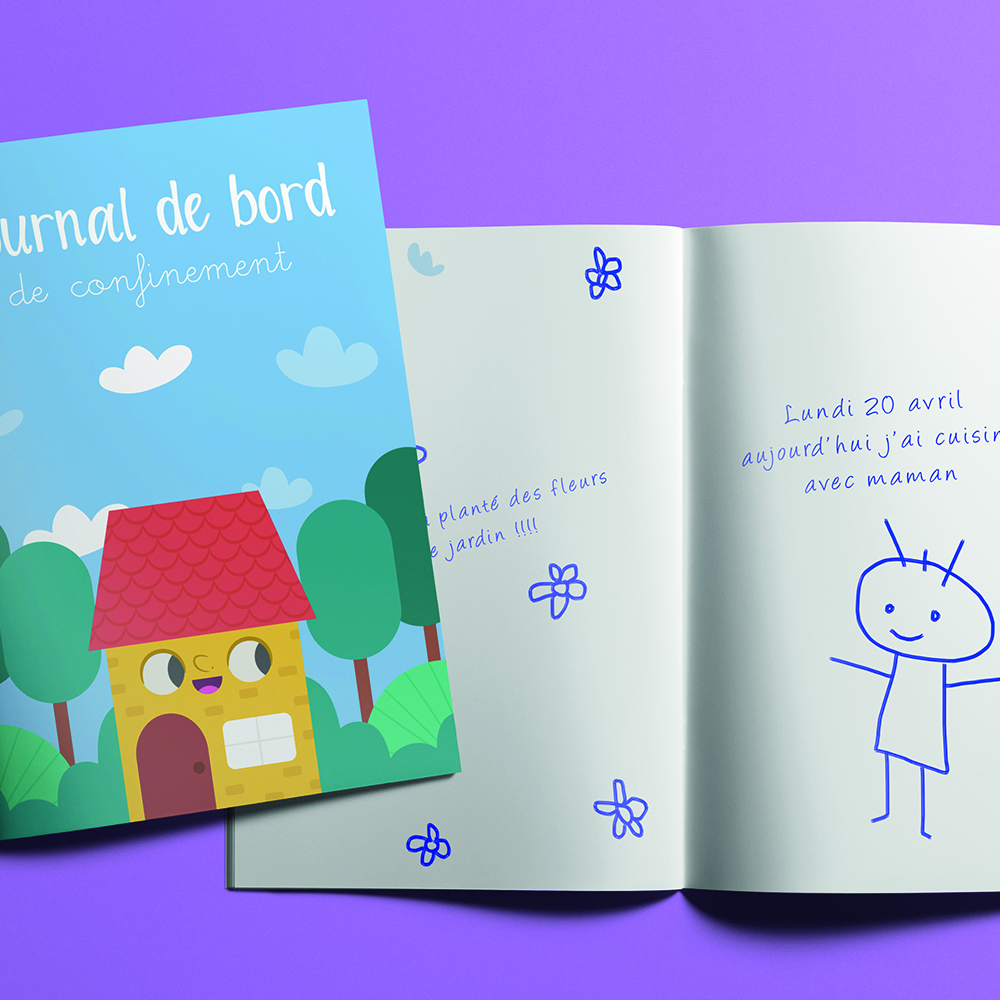 Un journal de bord de confinement pour enfant | Berceau Magique